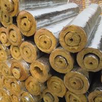 China Waterproof Insulation Rock Wool Tube 50mm Sound Absorption Rockwool Fire Tube for sale