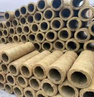 China Cinema Sound Absorbing Rock Wool Tube Pipe 10cm Thick Yellow for sale