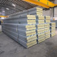 China Roof Insulated Rock Wool Sandwich Panels Price House Walls Insulation For Walls And Roofs for sale