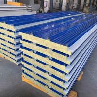 China Roof Insulated Rock Wool Sandwich Panels Price House Walls Insulation For Walls And Roofs for sale