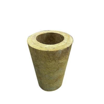 China Hydrophobic Fireproof Rockwool Heat Insulation Round Tube 80-120kg/m3 for sale