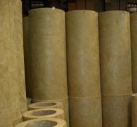 China Hydrophobic Fireproof Rockwool Heat Insulation Round Tube 80-120kg/m3 for sale