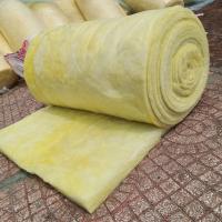 China 1.2m Soundproof Fiber Heat Insulation Glass Wool Blanket Rolls For Wall Insulation for sale