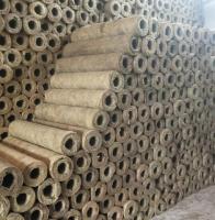 China Boiler Chemical Oil Rock Wool Tube Steam Pipe Insulation 1000mm for sale