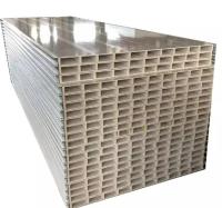 China Color Steel Plate Glass Magnesium Board Fireproof Insulation Hollow Purification for sale