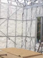 China Compressed Centrifugal Soundproof Glass Wool Insulation Material Ceiling Tiles for sale