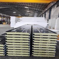 China OEM House Rockwool Sandwich Wall Panel 6m 7m Length for sale