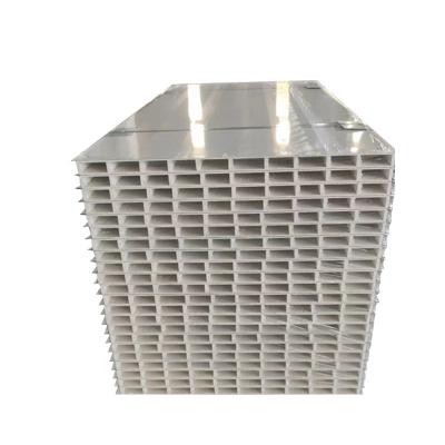 China Hollow Fireproof Glass Magnesium Board Color Steel Sandwich Panels for sale