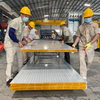 China Hollow Fireproof Glass Magnesium Board Color Steel Sandwich Panels for sale