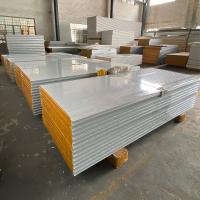 China Hollow Fireproof Glass Magnesium Board Color Steel Sandwich Panels for sale