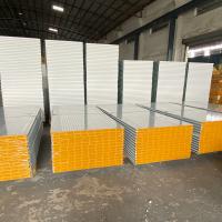China Hollow Fireproof Glass Magnesium Board Color Steel Sandwich Panels for sale