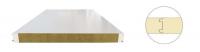 China 950mm 1150mm Thermal Insulation Roof Panels Color Steel Rock Wool Sandwich Board for sale