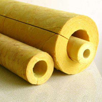 China Fiberglass Wool Flame Retardant High Temperature Insulation Tube 40-100kg/M3 for sale