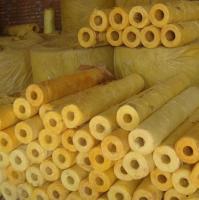 China Fireproof Heat Insulation Glass Wool Tube Non Combustible 50mm for sale
