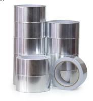 China Fiber Glass Cloth Aluminium Foil Insulation Tape 0.02mm Thickened Lining for sale