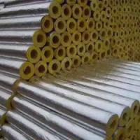 China Opening Self Adhesive Steam Glass Wool Tube Material Aluminum Foil Waterproof for sale
