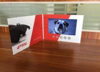 China Matt lamination full printing business card 7inch lcd screen video product brochure for sale