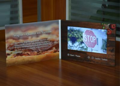 China 2018 new style consumer goods marketing stragety with printing 7inch lcd screen video mail brochures tft video brochure for sale