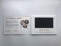 China Lightweight LCD Video Greeting Card Visual Impact For Technology Demonstration for sale