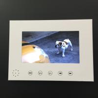 China Paper Craft LCD Screen Greeting Card 7 Inch Screen USB Port For Video Upload for sale