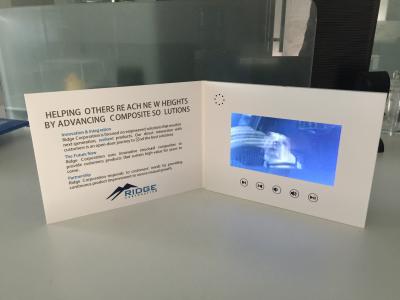 China Innovative Marketing Lcd Video Greeting Card 7 Inch Tft Screen For Company Introduction for sale