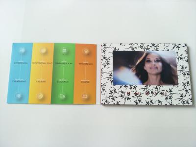 China Paper HD 4.3 Inch Video Brochure Space Saving Customizable With Modern Design for sale