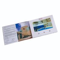 China Business Event LCD Video Brochure 7 Inch Custom Video Brochure Lightweight for sale
