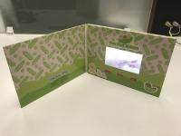 China Art Craft Video Brochures Direct Paper Material 4.3 Inch TFT Screen For Kids for sale