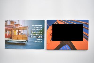 China Rechargeable Video Greeting Card Lightweight Custom Video Greeting Cards for sale