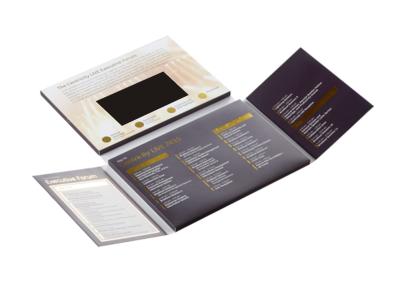 China 4 Inch Lcd Video Brochure Card Business 2000mAh Li-Ion Battery Modern Design for sale