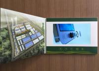 China Hard Cover Video Invitation Card Personalized Video Greeting Cards With Rechargeable Battery for sale