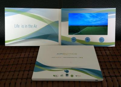 China Innovative Marketing Personalised Video Birthday Cards 7'' Tft Screen Button Control for sale