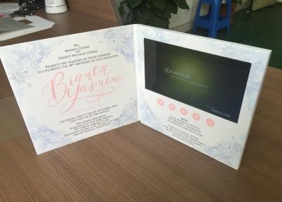 China Creative HD Virtual Video Greeting Card 153x86mm Display Portable Space Saving for sale