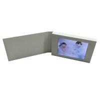 China 2.8 Inch LCD Video Business Card With Rechargeable Battery Video Invitation Card for sale