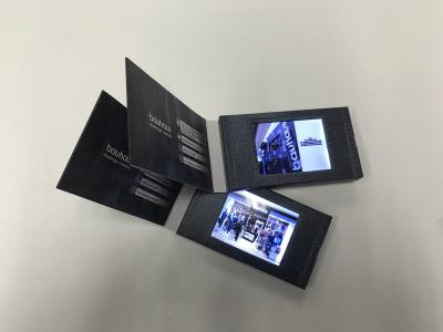 China High Resolution Video Business Card IPS 2000mAh Li-Ion Battery Lcd Video Brochure Card for sale