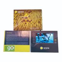 China 7 Inch TFT Screen Recordable Video Greeting Card Rigid Cardboard For Scenery Idea for sale