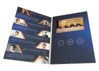 China 5 Inch Custom Video Book A5 Size Video Marketing Books For Property Promotion PVC050 for sale