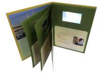 China Customizable Video Book 4.3'' Lcd Screen Greeting Card Multi Page Lightweight for sale