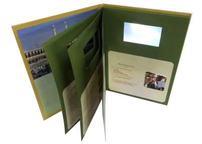 China Customizable Video Book 4.3'' Lcd Screen Greeting Card Multi Page Lightweight for sale