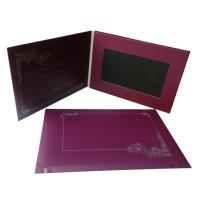 China A5 Size Custom Video Box Invitation Lcd Gift Box With Envelope ROHS Certificated for sale