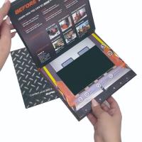China 7 Inch Video Brochure Card High Resolution Video Invitation Card Machinery Product Demonstrations for sale