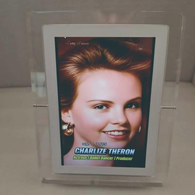 China 7 Inch Acrylic Electronic Photo Frame Modern Design With Auto Playback for sale