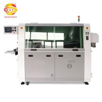 China Mini Wave Soldering Machine HXT-S1425M Automatic Touch Screen Manufacturing Operations for sale