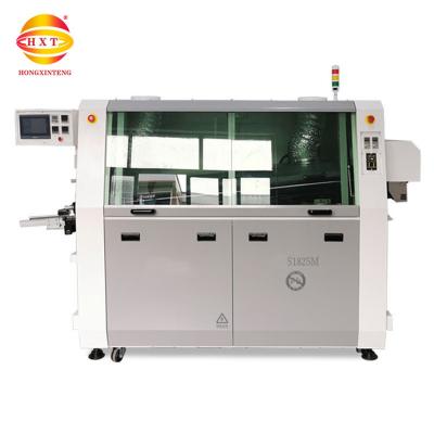 China Mini Wave Soldering Machine HXT-S1425M Automatic Touch Screen Manufacturing Operations for sale