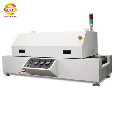 China 3 Zone Desktop Reflow Oven Machine HXT-H330A Lead Free SMT PCB Manufacturing Process for sale