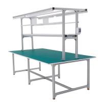 China Factory Assembly Line Work Station Workshop Packing Bilateral Workbench Table for sale