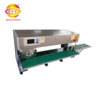 China Semi Automatic Pcb V Groove Cutting Machine Adjustable Speed Blade Independent for sale