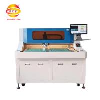 China Laser Automatic Pcb Cutting Machine High Efficiency Singlation Dual Workstation for sale