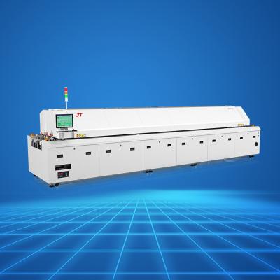 China Electronic JT Reflow Oven JTR-1200 SMD 12 Zone PCB Reflow SMT Manufacturing for sale