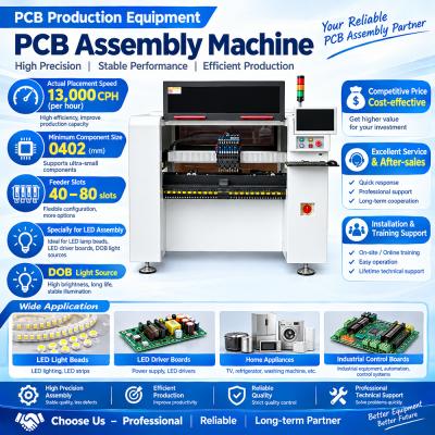 China 8-Head SMT Pick and Place Machine High Precision PCB Assembly Equipment for Electronic Production for sale